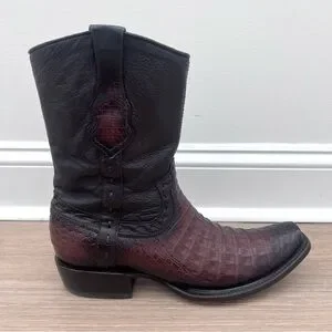 King Exotic | Shoes | King Exotic Fuscus Caiman Belly Cowboy Crocodile ...